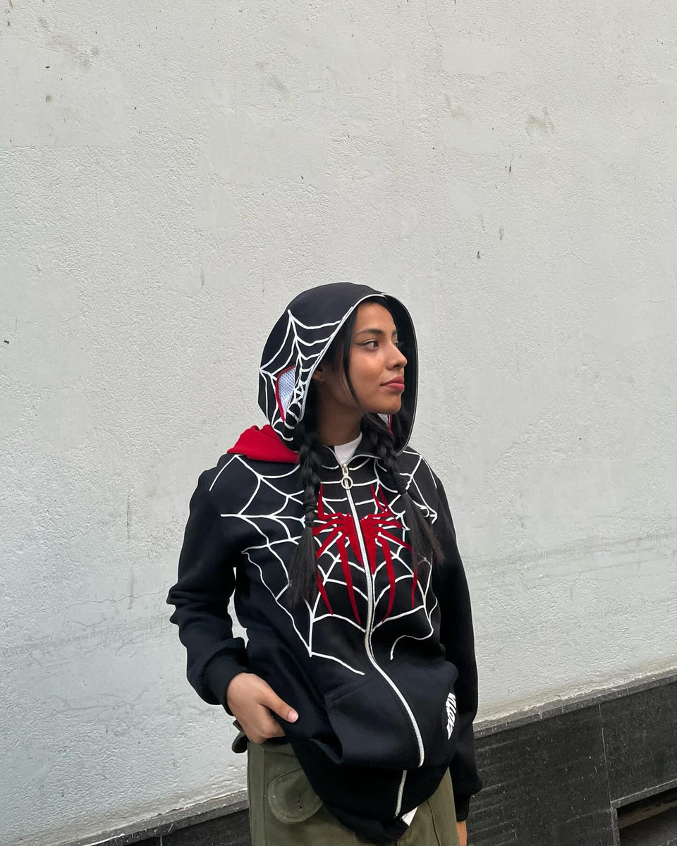 SPIDERMAN HOODIE FULL ZIP UP AT MERCY WEAR – Mercy wear